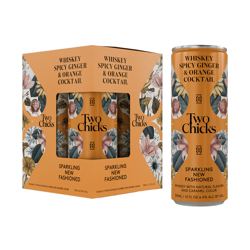 Two Chicks Sparkling New Fashioned 4-Pack Cocktail – Vintage Wine & Spirits