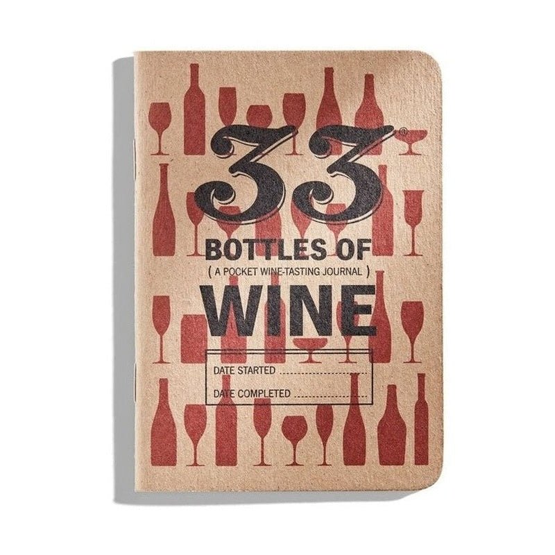 33 Bottles of Wine Tasting Book – Vintage Wine & Spirits
