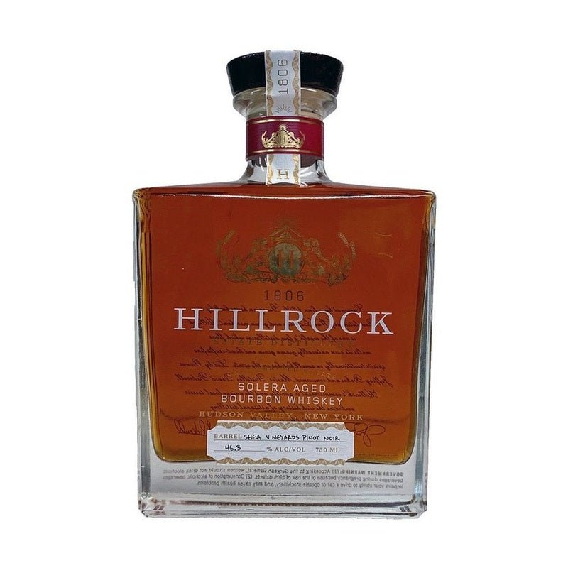 Hillrock Solera Aged Pinot Noir Finish Bourbon Whiskey – Vintage Wine ...