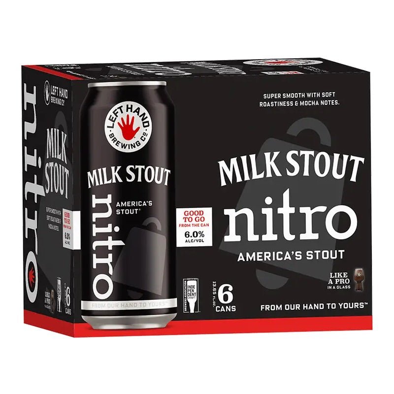 Left Hand Brewing Co. Nitro Milk Stout Beer 6-Pack (Cans) – Vintage ...