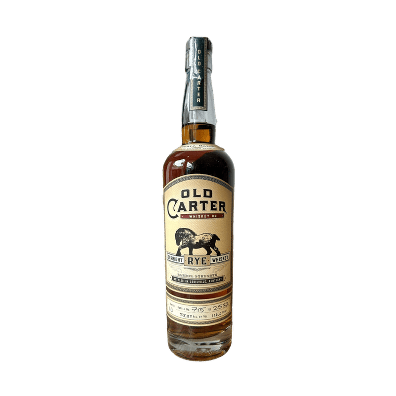 Old Carter Barrel Strength Straight Rye Whiskey Batch No. 10 – Vintage ...